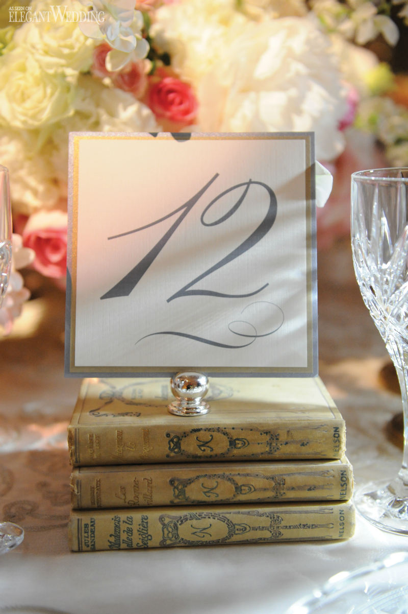 Unique Wedding Table Numbers | Elegant Wedding Directory